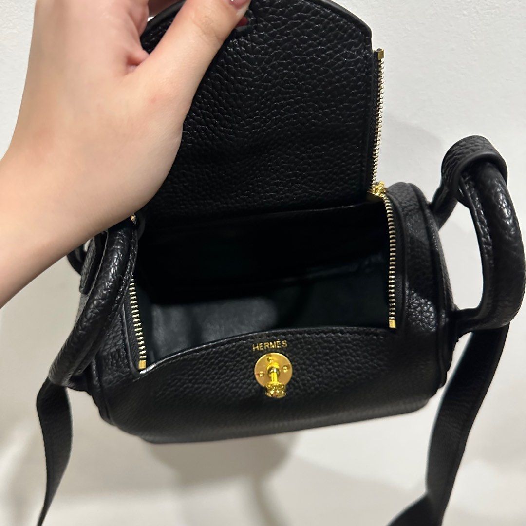 Hermes Mini Lindy Black on Carousell