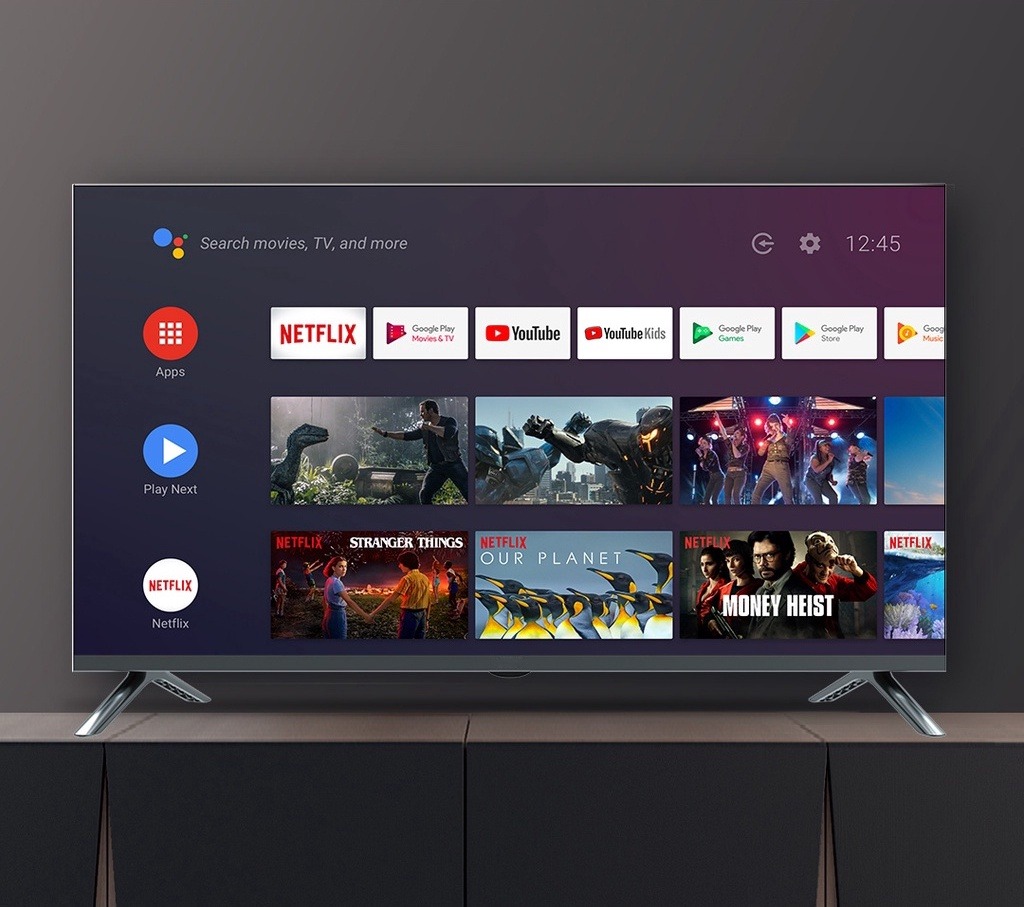 HKC 55 inck 4K Smart Android TV Google TV YouTube Netflix, TV & Home ...