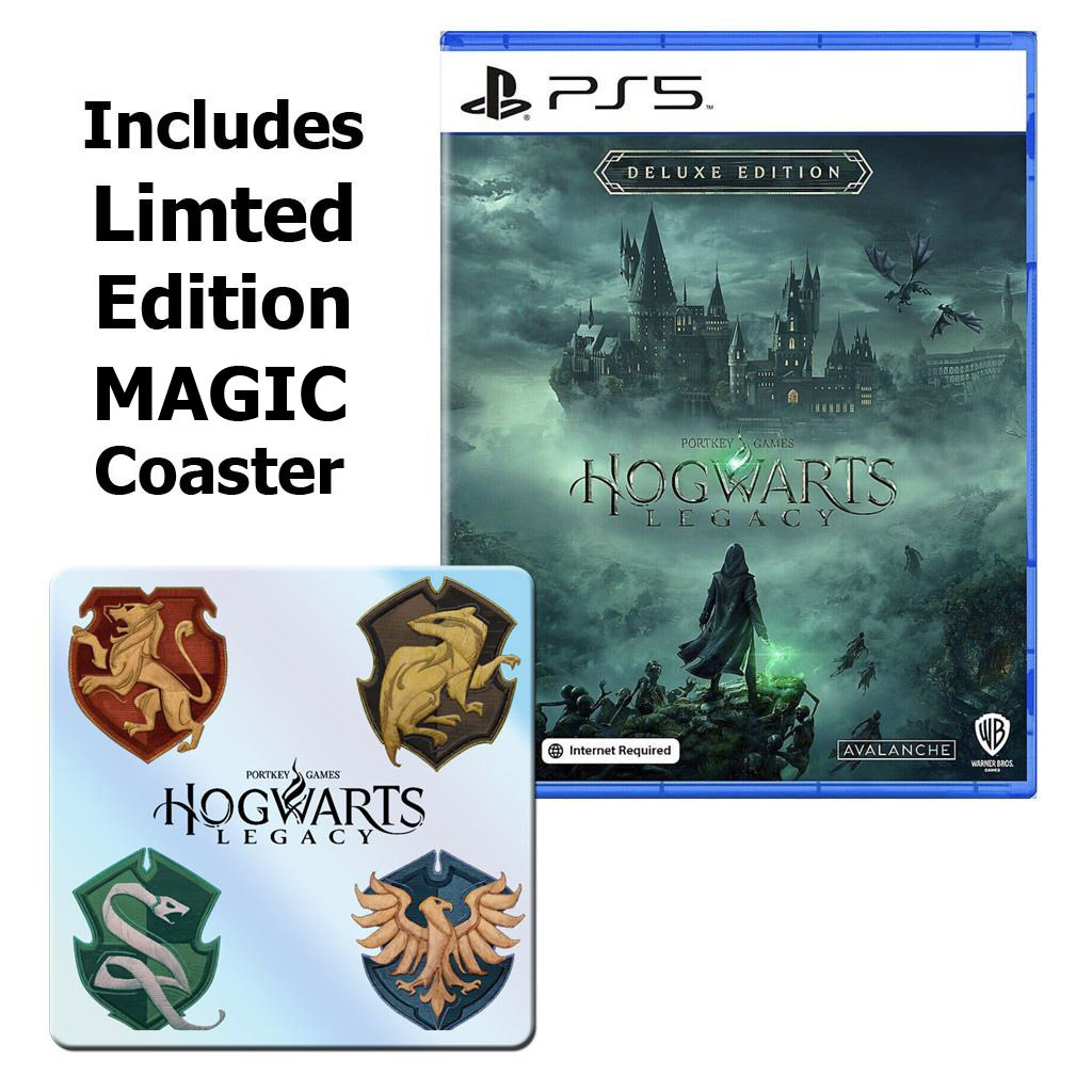 Hogwarts Legacy Deluxe Edition + (Magic Coaster), Video Gaming, Video ...
