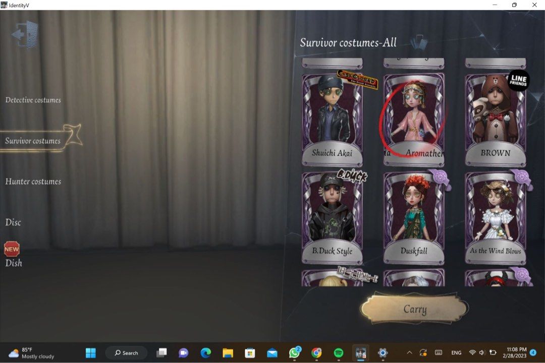 IDV Asia D.M. Skin & event limited skins identity v account android ...