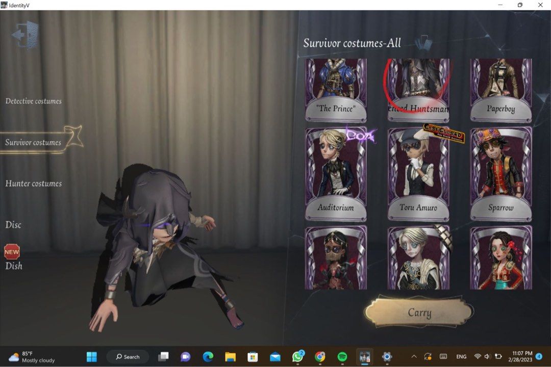 IDV Asia D.M. Skin & event limited skins identity v account android ...