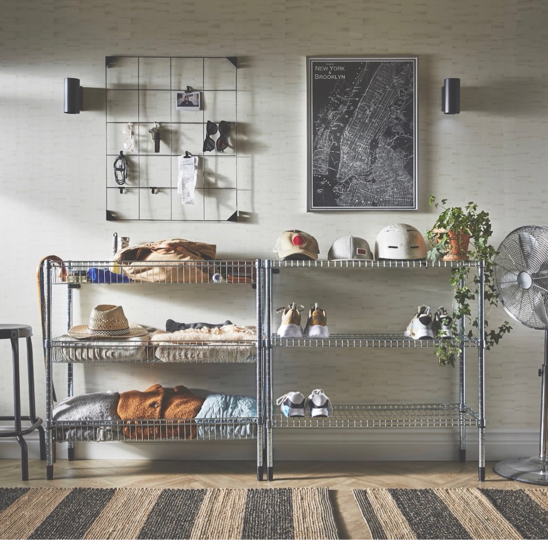 IKEA Omar metal shelve unit, Furniture & Home Living, Furniture ...