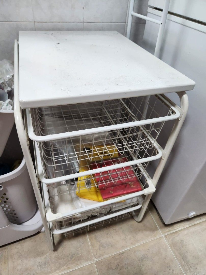 IKEA steel rack, Furniture & Home Living, Home Improvement ...