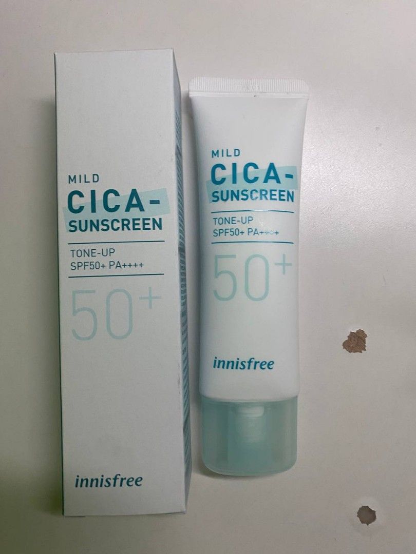INNISFREE Cica Sunscreen SPF50++++, Beauty & Personal Care, Face, Face ...