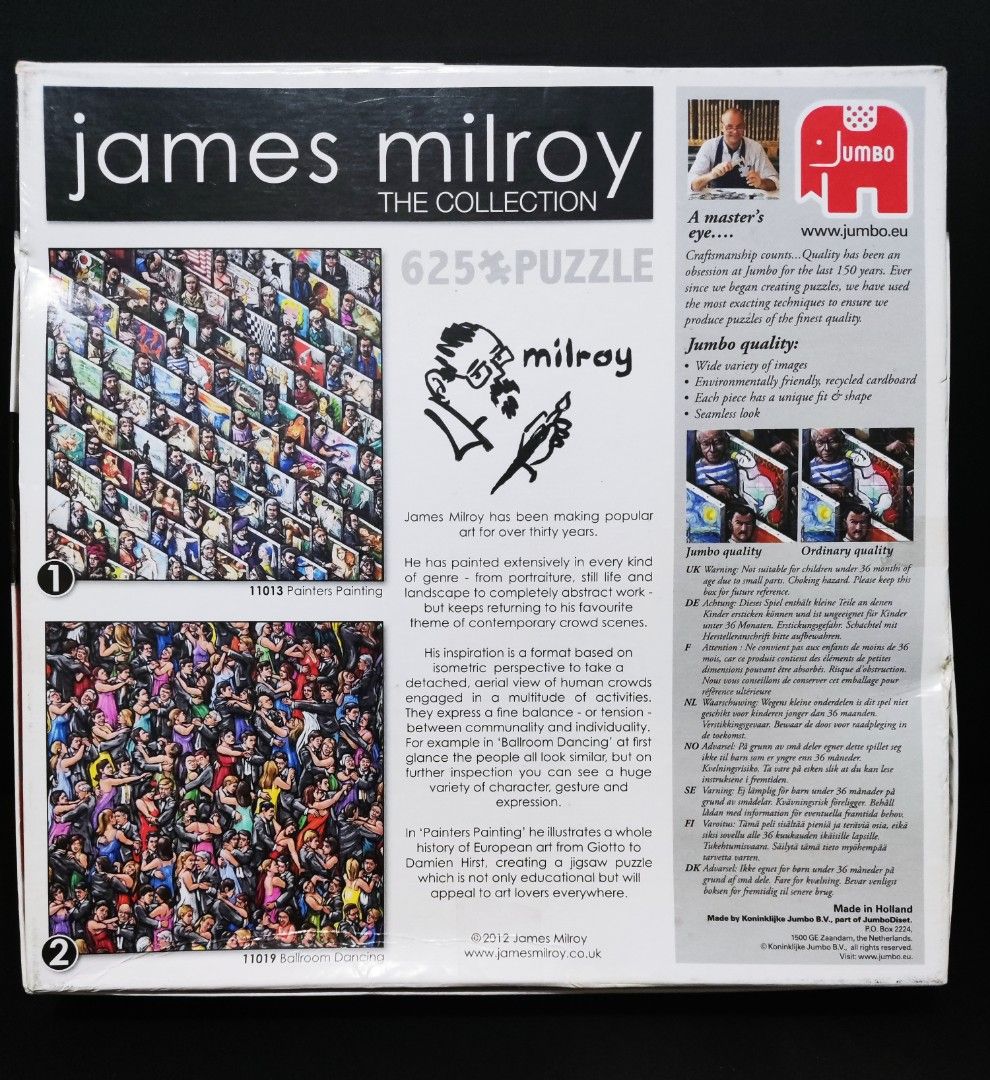 James Milroy Collectible Puzzle (Counted: Complete), Hobbies & Toys ...
