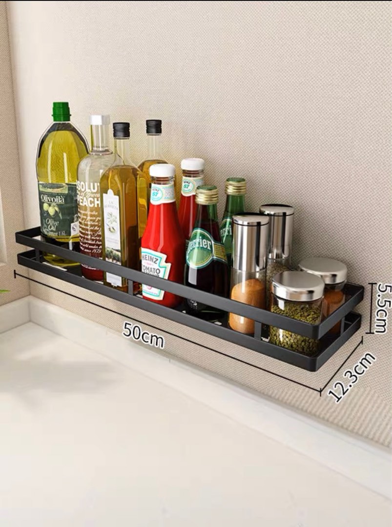 Kitchen Rack (Black), Furniture & Home Living, Kitchenware & Tableware ...