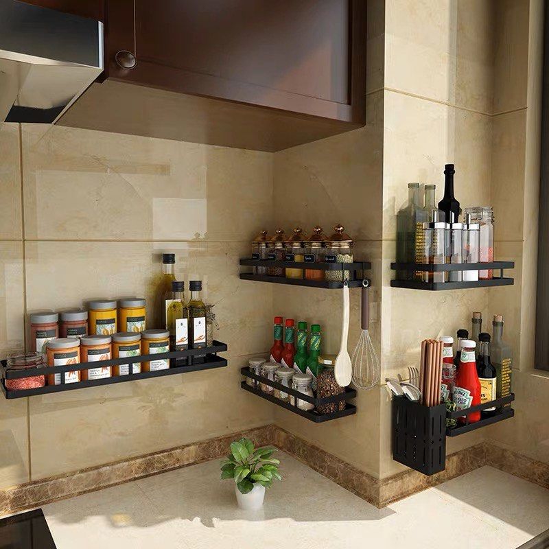 Kitchen Rack (Black), Furniture & Home Living, Kitchenware & Tableware ...