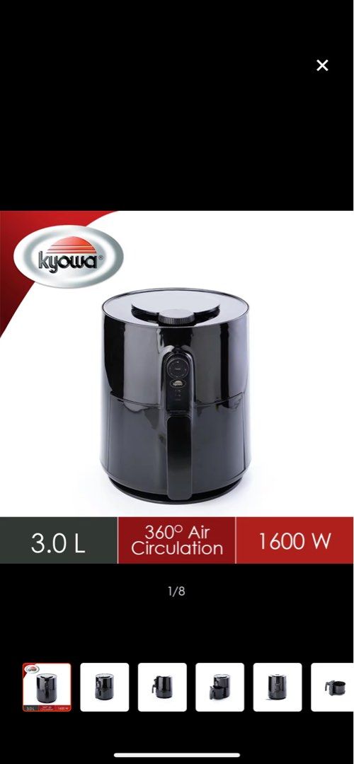 Kyowa Air Fryer 3.0L KW-3810 on Carousell