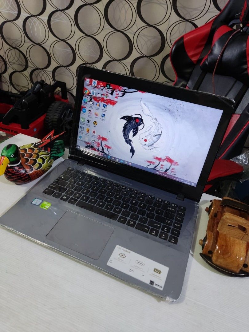 Laptop Asus Vivobook Design Render X456URK Ram 12 Gb Sss+Hdd Dual Vga ...