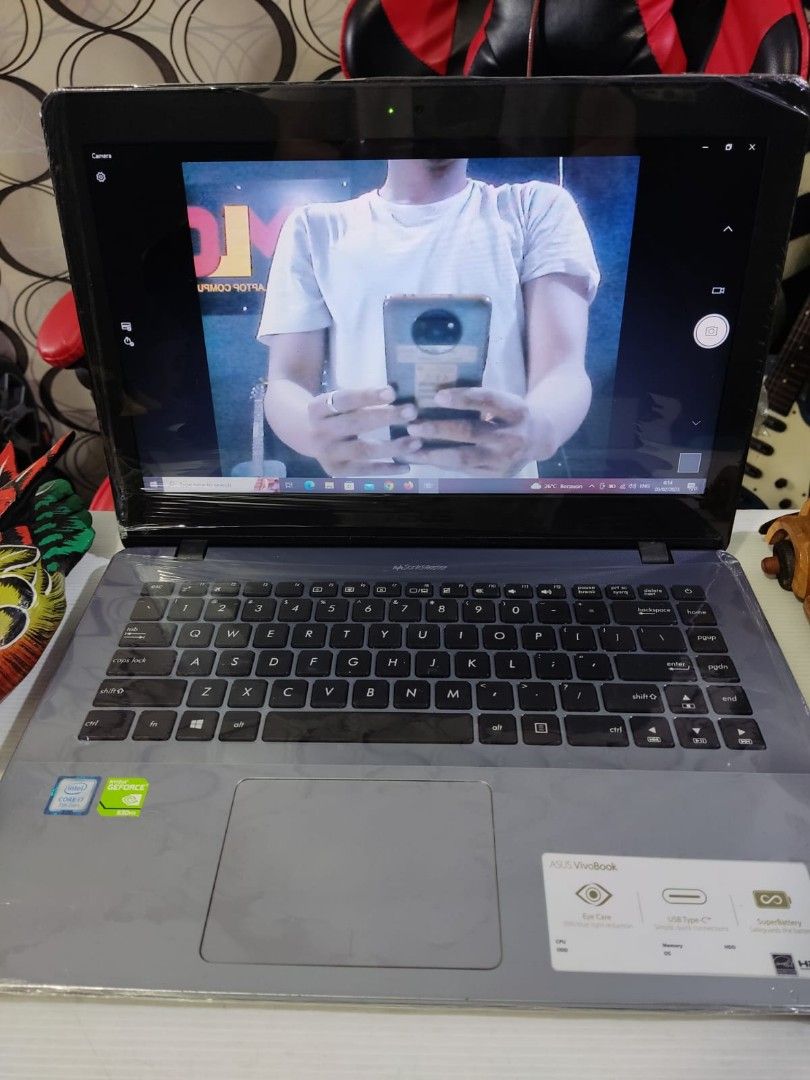 Laptop Asus Vivobook Design Render X456URK Ram 12 Gb Sss+Hdd Dual Vga Nvidia Core i7 Siap Pakai ...