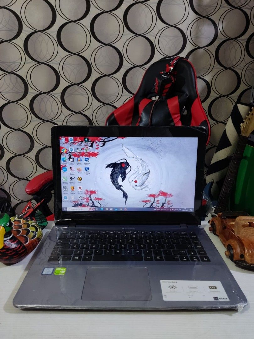 Laptop Asus Vivobook Design Render X456URK Ram 12 Gb Sss+Hdd Dual Vga Nvidia Core i7 Siap Pakai ...