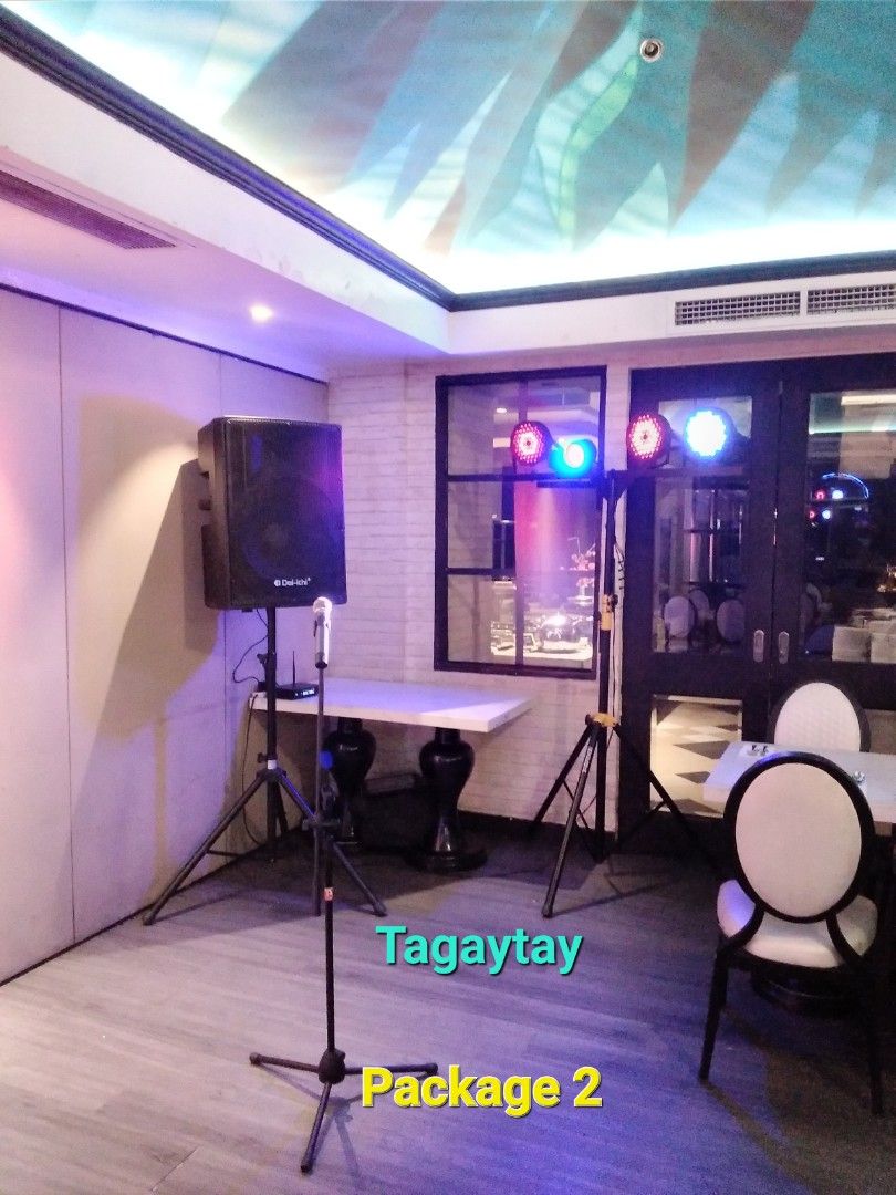 Projector for rent sound system with lights with operator speaker white ...