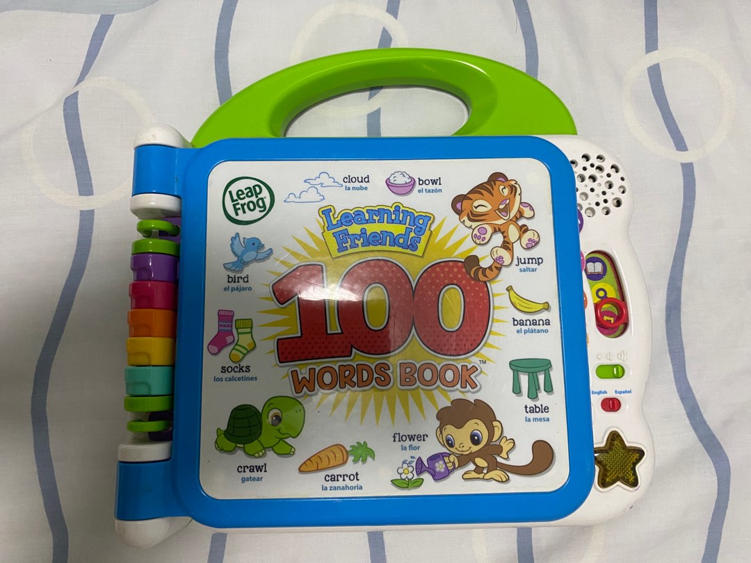 Leapfrog 100 words book, Babies & Kids, Infant Playtime on Carousell