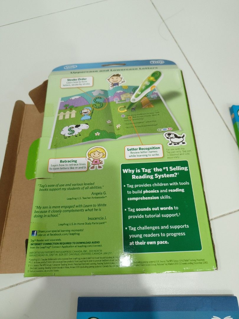 Leapfrog leapreader leap reader set, Hobbies & Toys, Books & Magazines ...