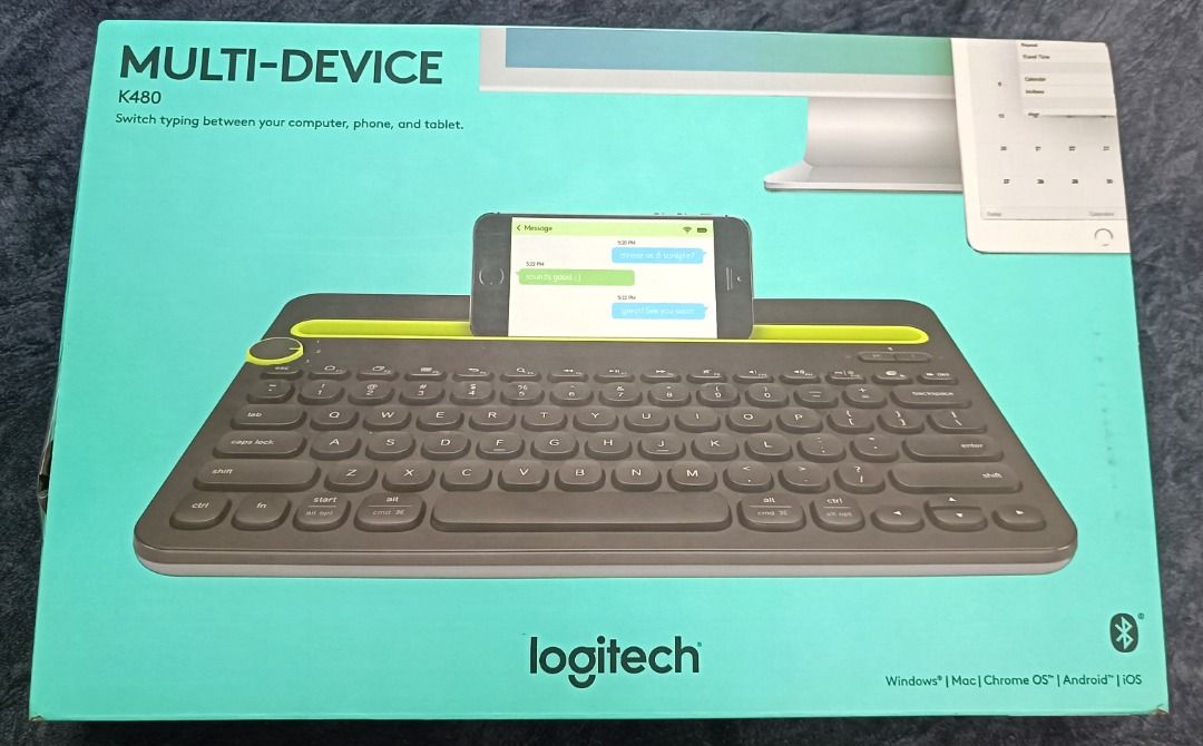 Logitech Bluetooth Multi Device Keyboard K Android IOS Tablets