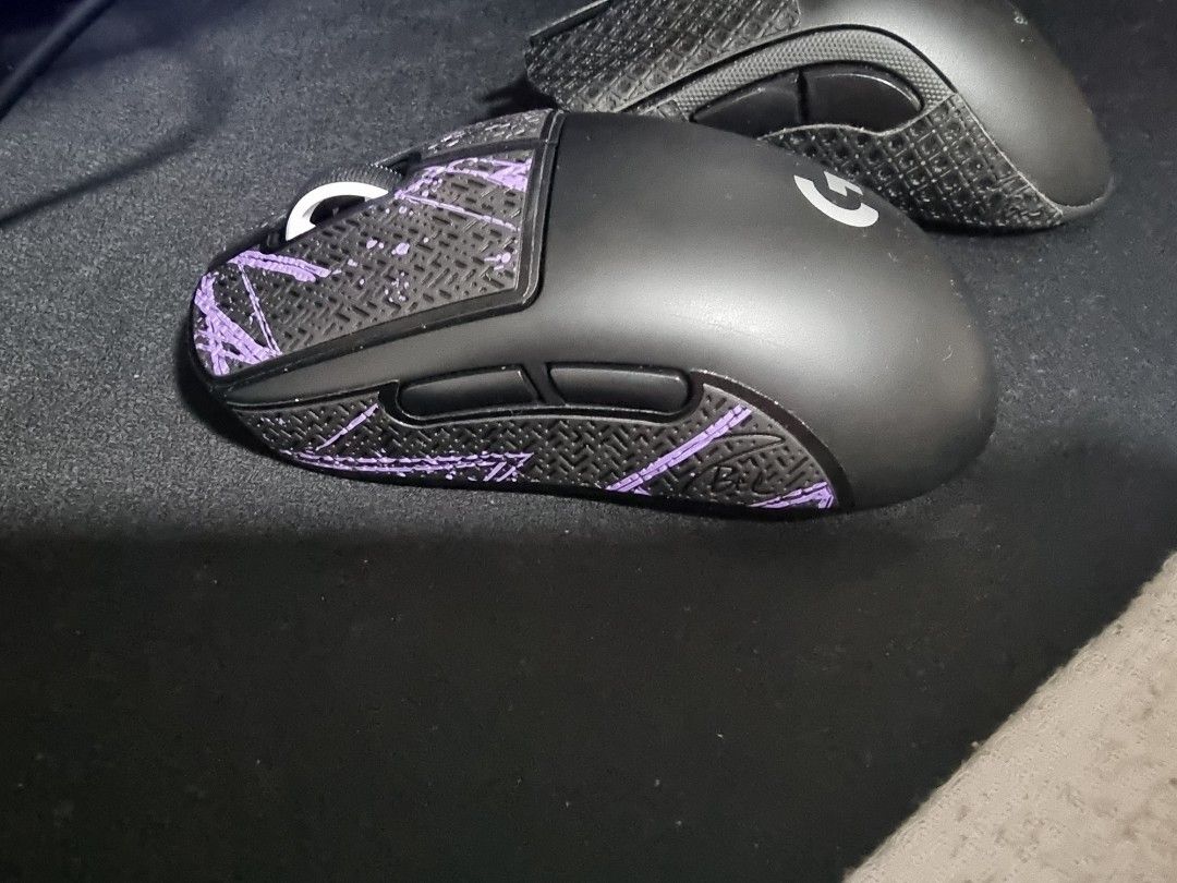 Logitech G Pro X Superlight Tiger Arc Ice Btl grips Black, Computers ...