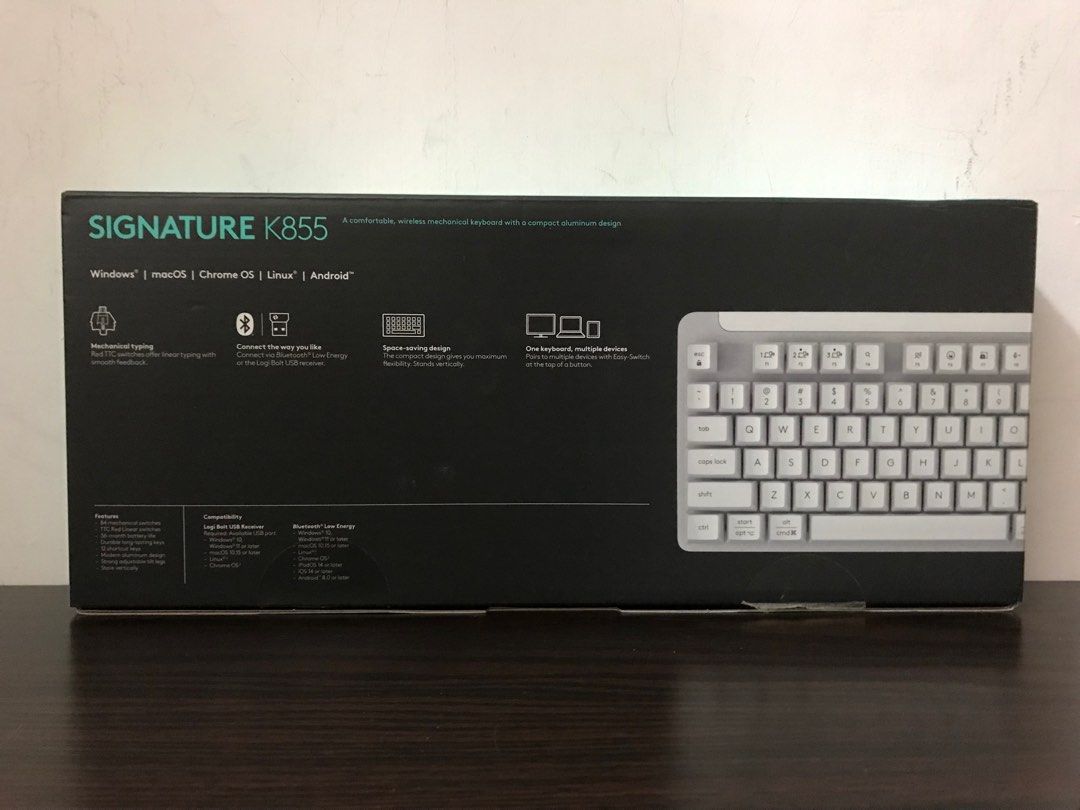 Logitech K855 鍵盤 Keyboard, 電腦＆科技, 電腦周邊及配件, 電腦鍵盤及相關產品 - Carousell
