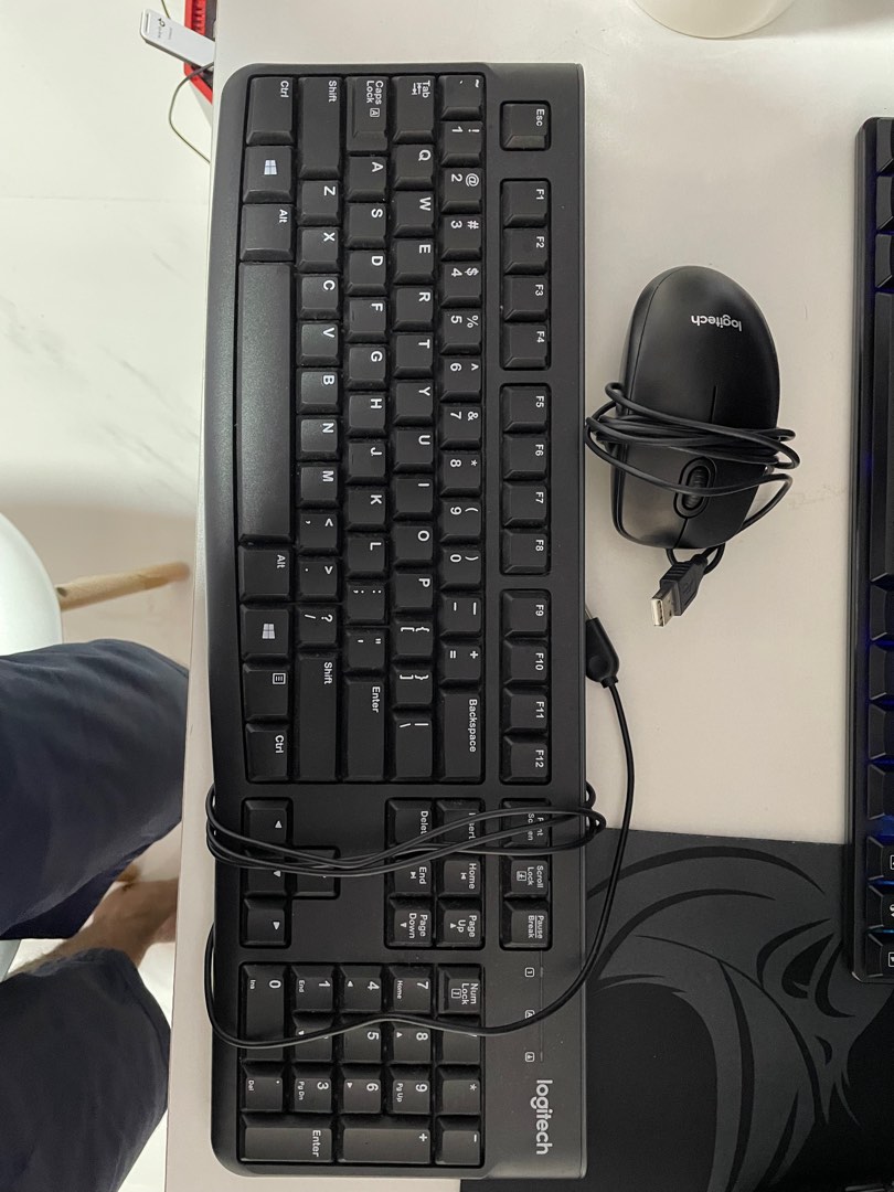 Logitech Keyboard And Mouse Computers Tech Desktops On Carousell