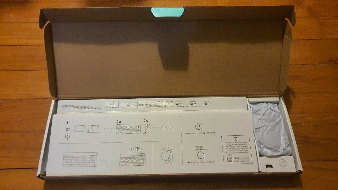 Logitech Mk47 wireless Keyboard & mouse, Computers & Tech, Parts ...