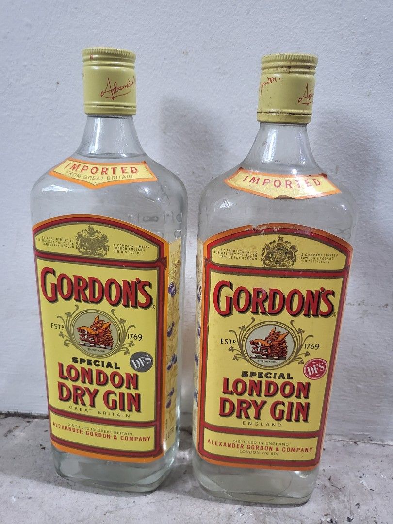 London gordon dry gin 1L, Food & Drinks, Alcoholic Beverages on Carousell