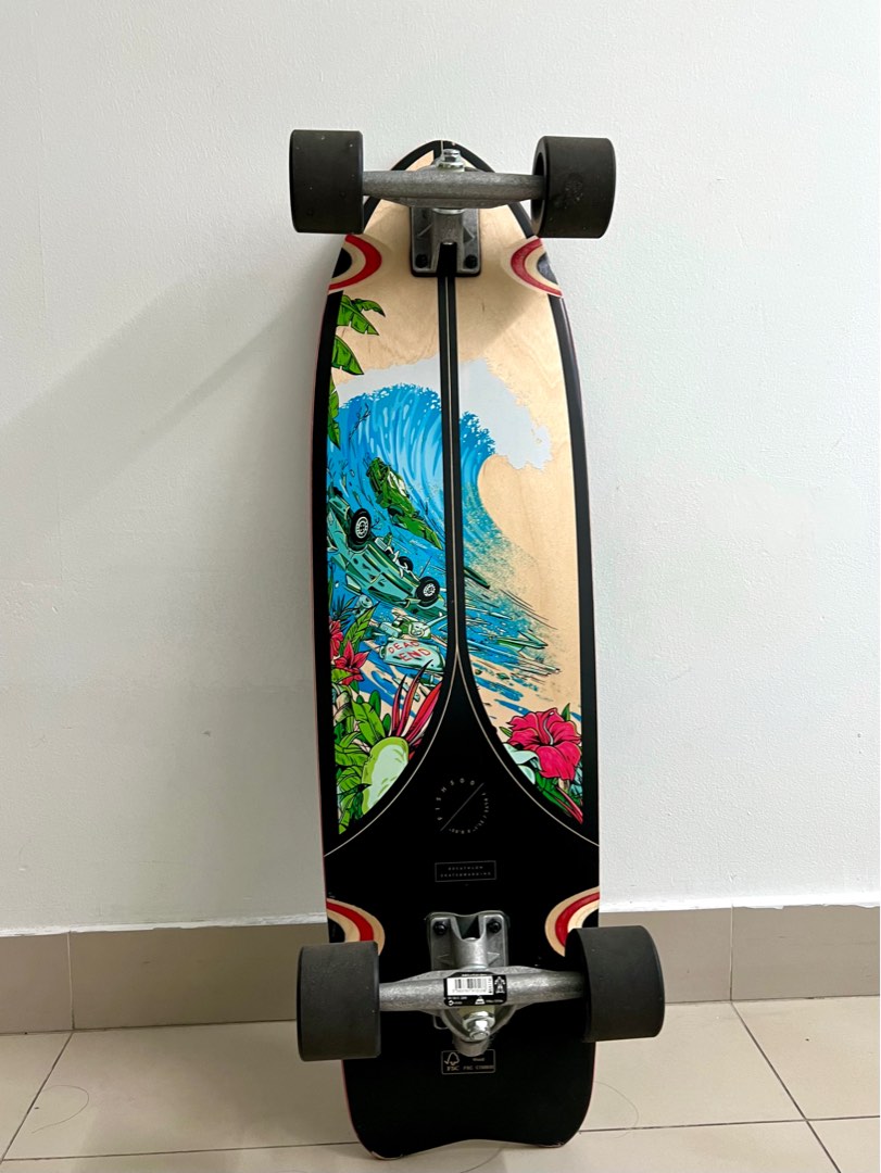 Longboard Oxelo Fish 500, Sports Equipment, Sports & Games, Skates ...