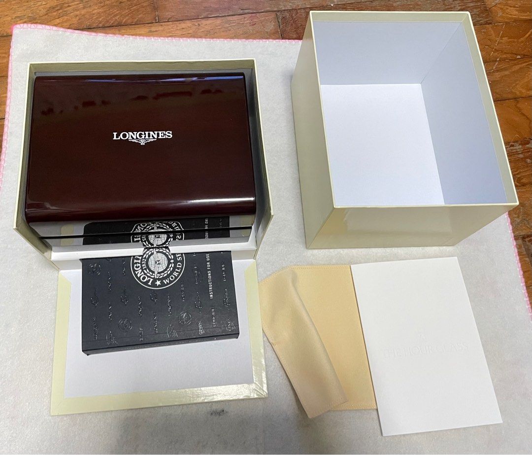 LONGINES ORIGINAL ROSEWOOD BOX, Luxury, Watches on Carousell