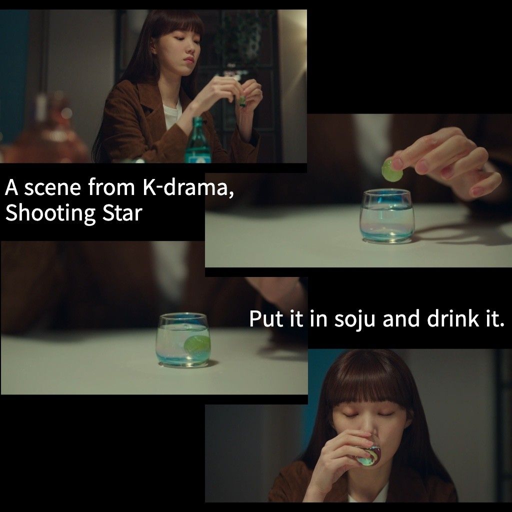 [Lotte] Green Grape Candy / Fruit Flavor Sweets / Mix with Soju Candy ...