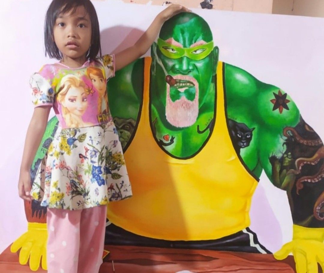 Lukisan Repro I Nyoman Masriadi, Desain & Kerajinan Tangan, Karya Seni ...