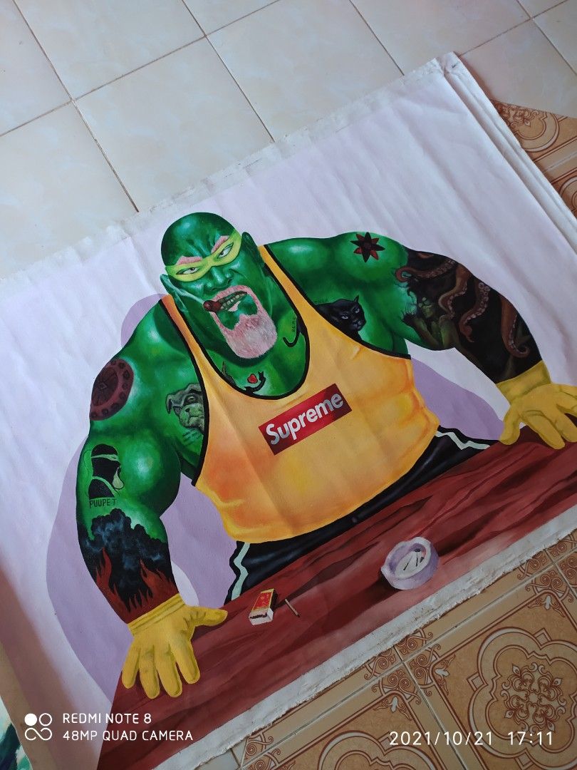 Lukisan Repro I Nyoman Masriadi, Desain & Kerajinan Tangan, Karya Seni ...