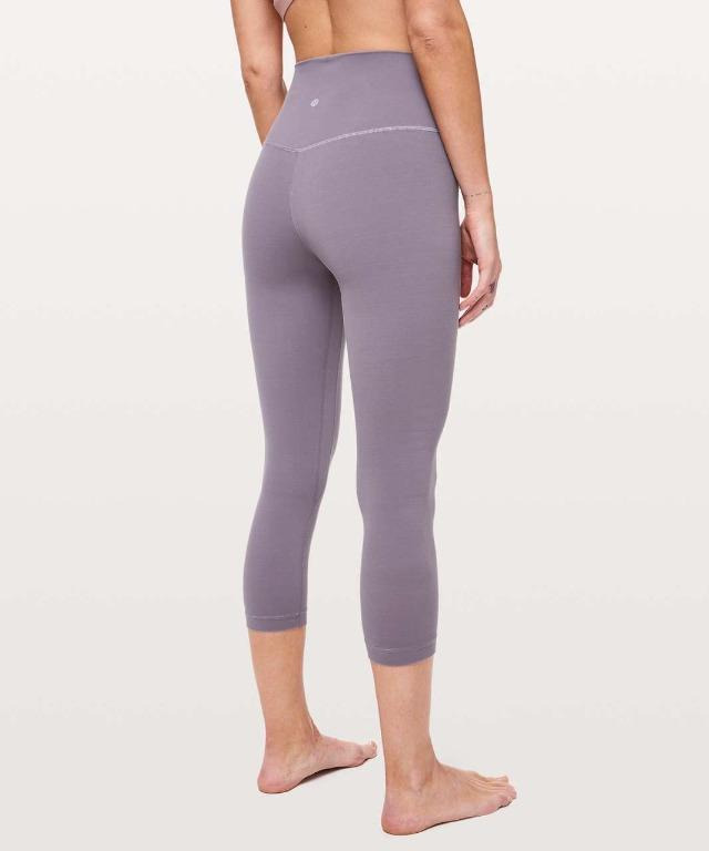 Lululemon Align Crop 21" Nulu Graphite Purple HR High Rise, Women's ...