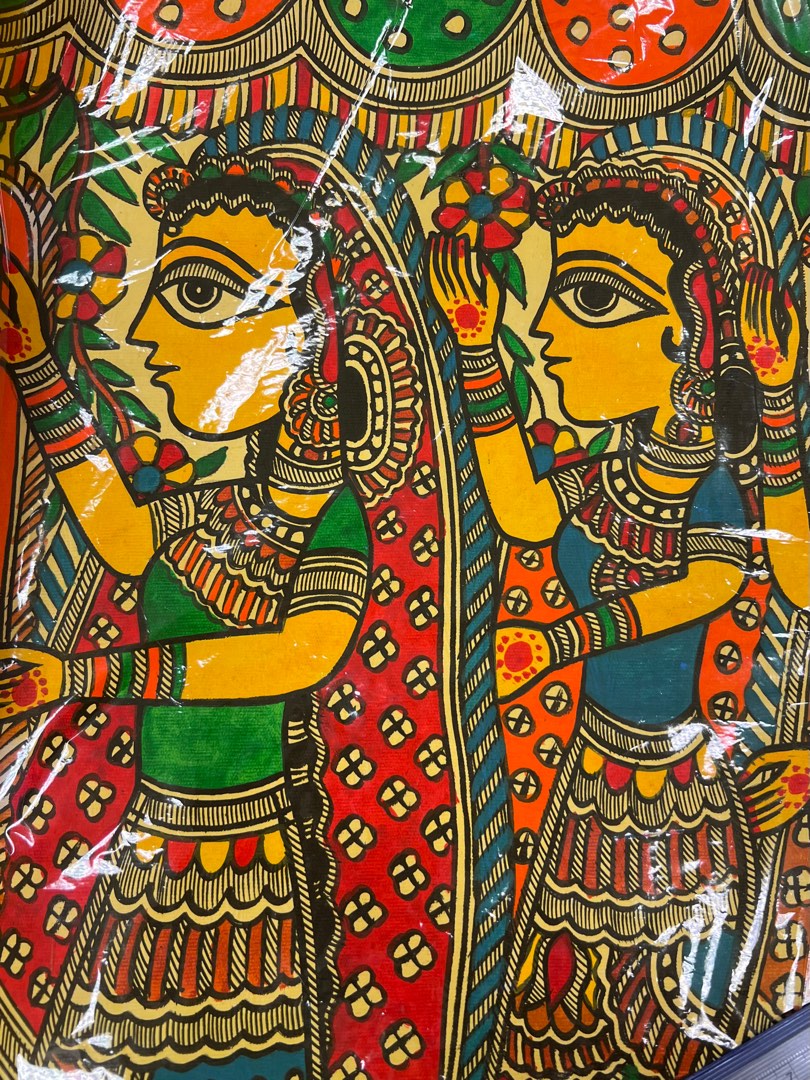 Madhubani Art (or Mithila Painting), Hobbies & Toys, Stationery & Craft ...