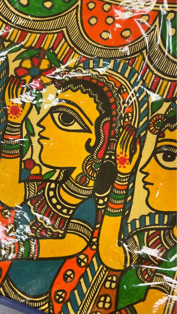 Madhubani Art (or Mithila Painting), Hobbies & Toys, Stationery & Craft ...
