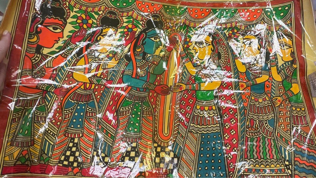 Madhubani Art (or Mithila Painting), Hobbies & Toys, Stationery & Craft ...