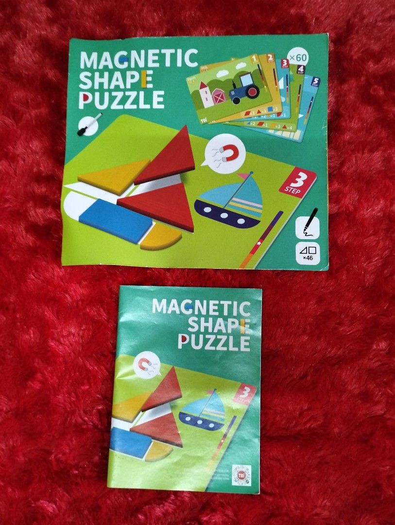 MAGNETIC SHAPE PUZZLE, Hobbies & Toys, Toys & Games on Carousell