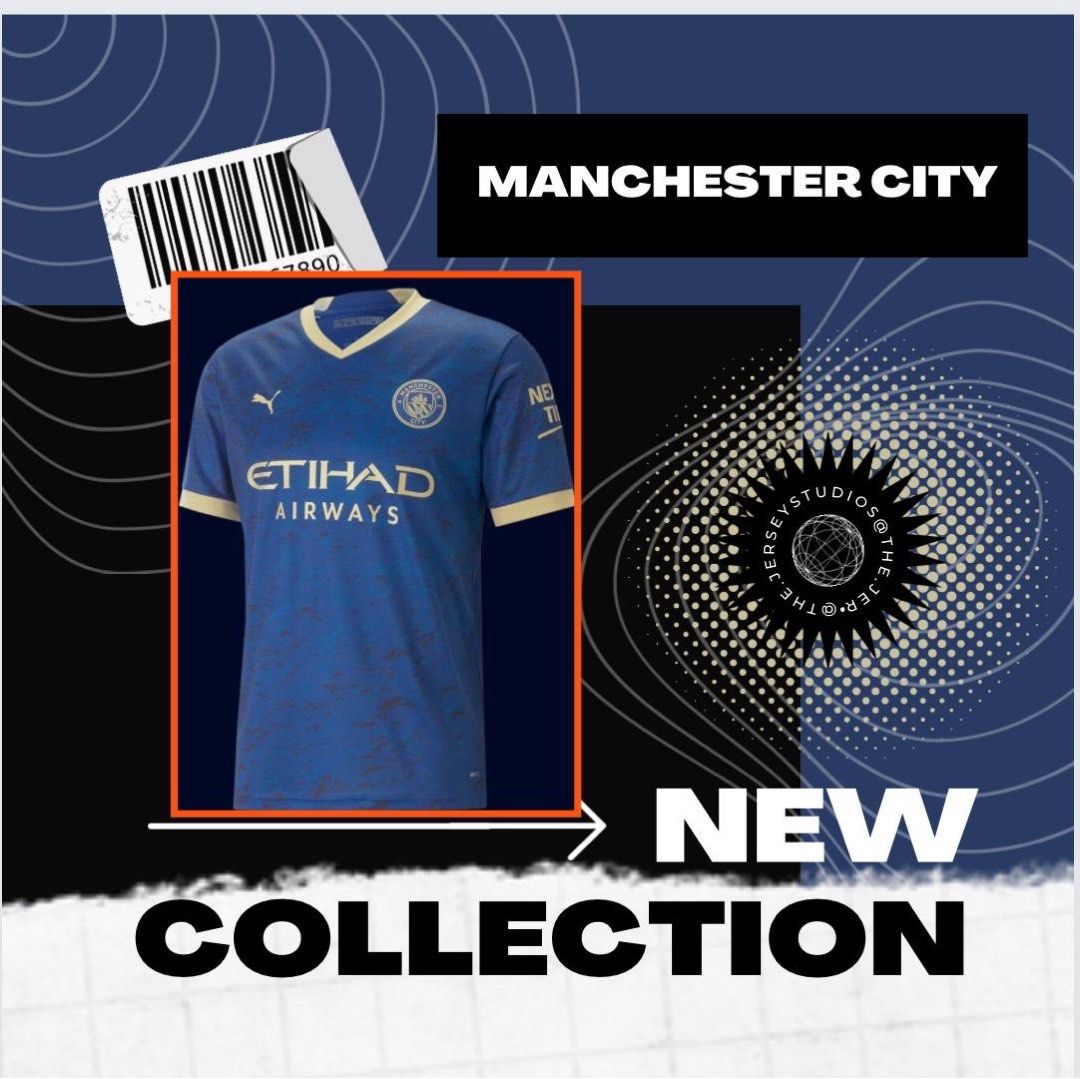 Manchester City Year Of The Rabbit Jersey, Sports Equipment, Sports ...
