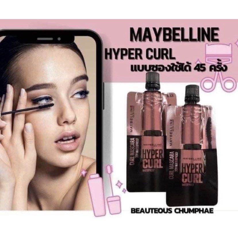 Maybelline Mascara Pack sachet, Beauty & Personal Care, Face, Makeup on ...