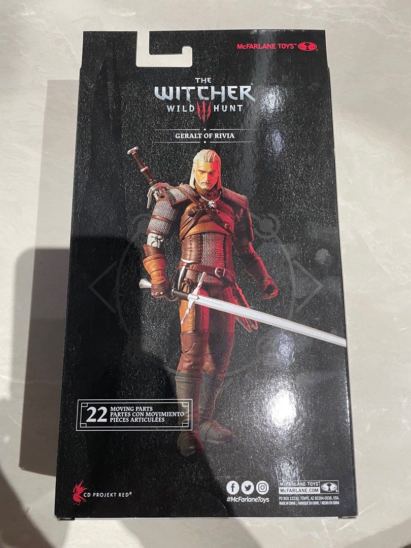 McFarlane - The Witcher wild hunt : Geralt of Rivia, Hobbies & Toys, Toys & Games on Carousell