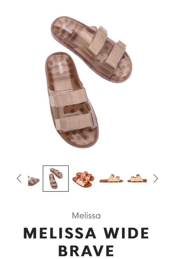 Melissa wide brave, Women's Fashion, Footwear, Flats & Sandals on Carousell