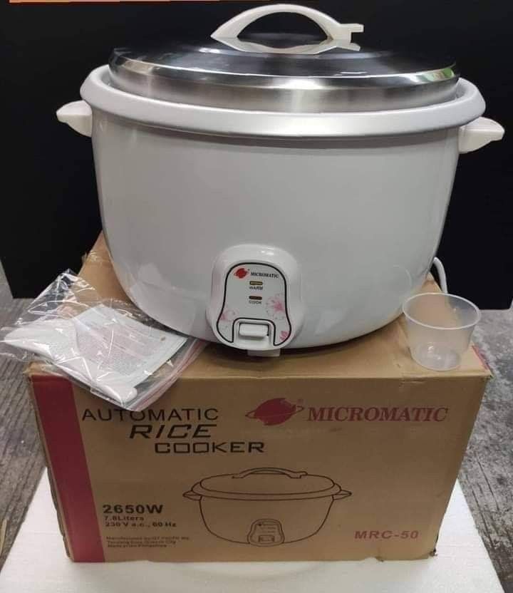 Micromatic Rice cooker 7.8L, TV & Home Appliances, Kitchen Appliances ...
