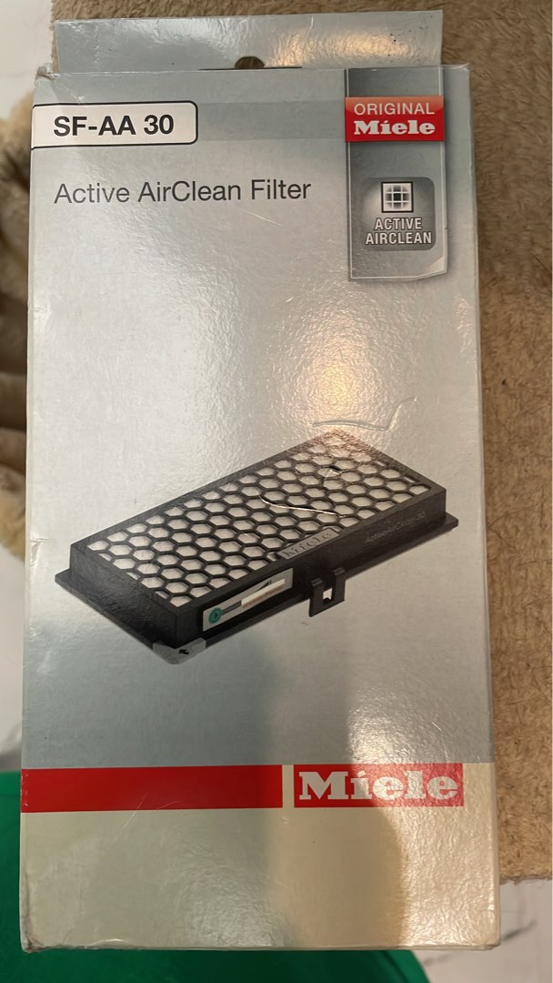 Miele Active Airclean filter, 家庭電器, 吸塵機 ＆ 家居清潔電器 - Carousell