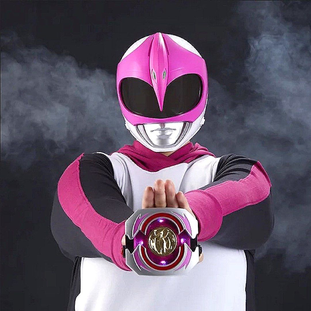 Mighty Morphin Power Rangers Lightning Collection Pink Ranger Helmet ...