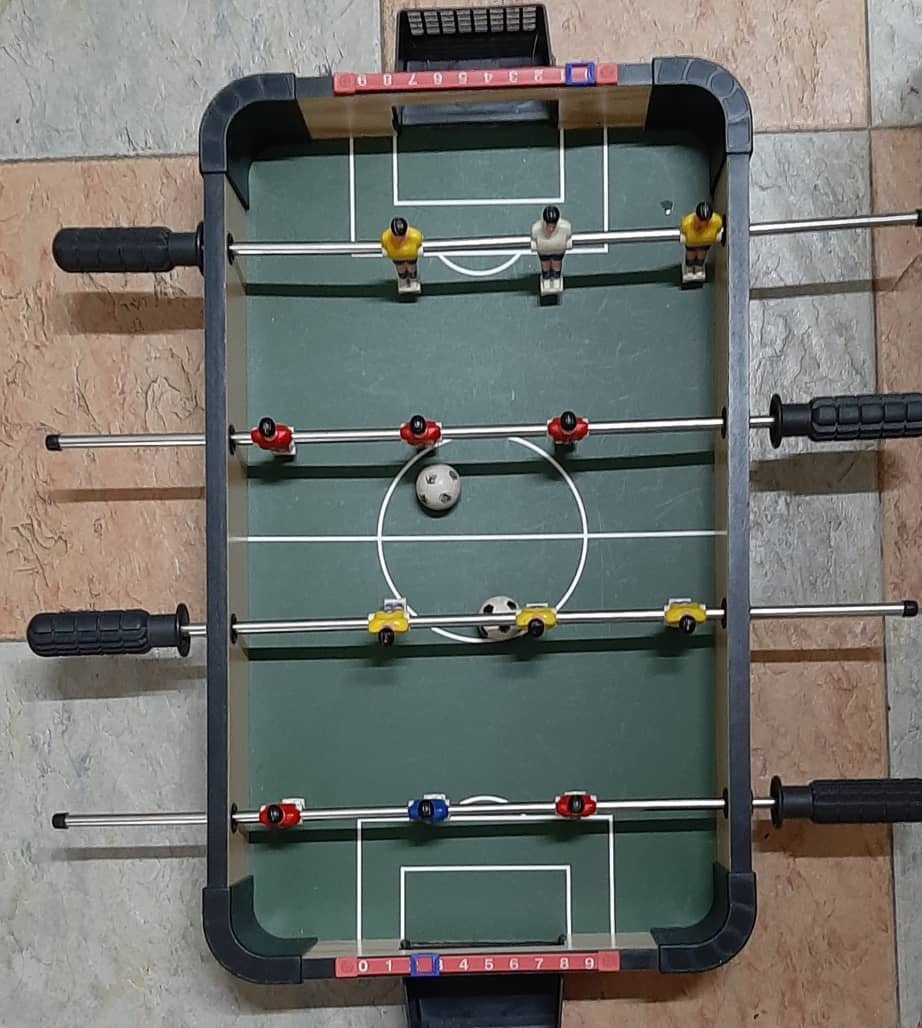 Mini Table Soccer Football Board Game Foosball Set Futsal Family Toy ...