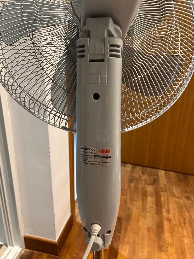 Mistral Fan with remote control , Furniture & Home Living, Lighting ...