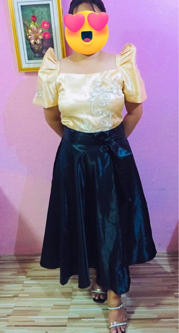Modern Filipiniana, Women's Fashion, Dresses & Sets, Evening dresses ...