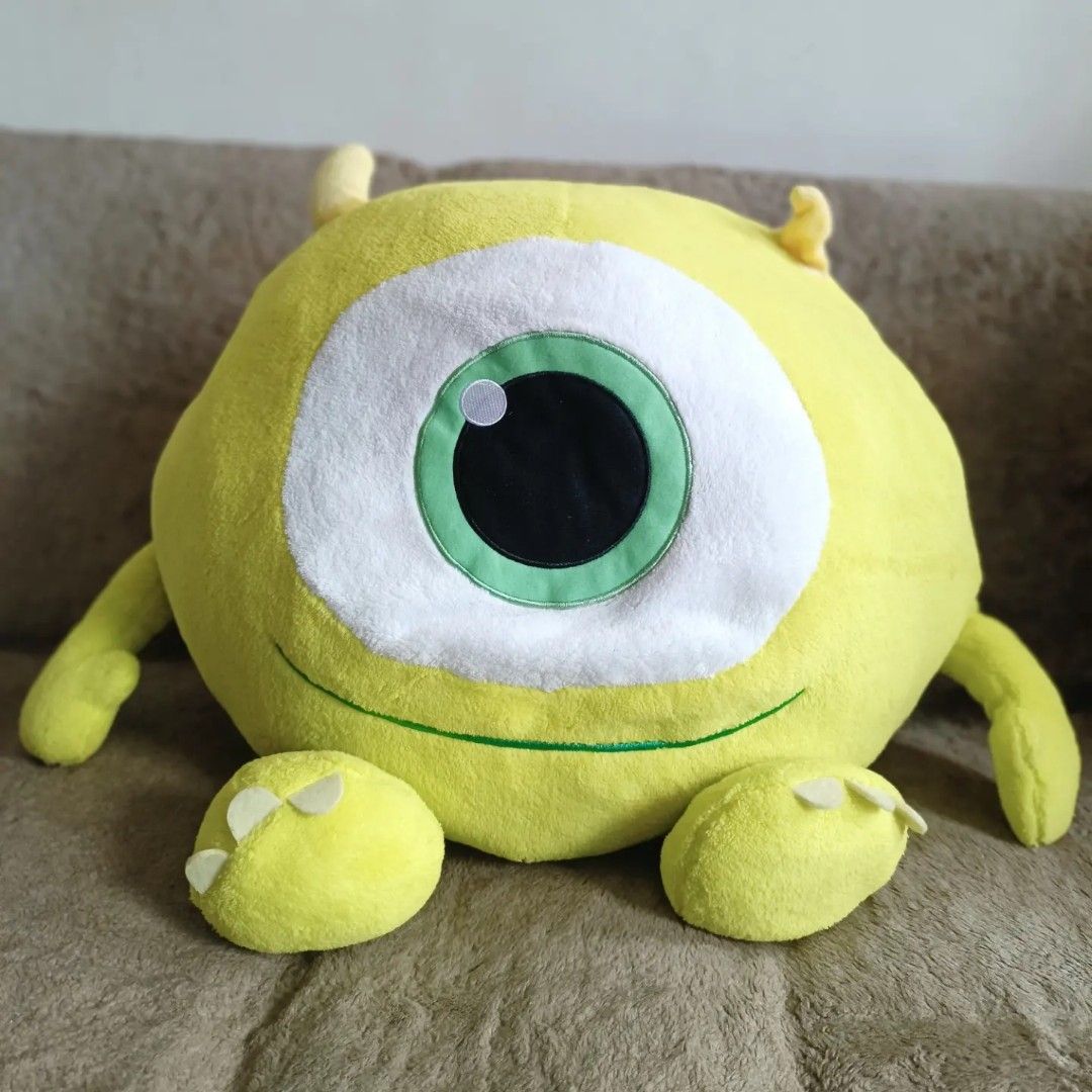Monsters Inc. Mike Wazowski Jumbo Plush, Hobbies & Toys, Toys & Games ...