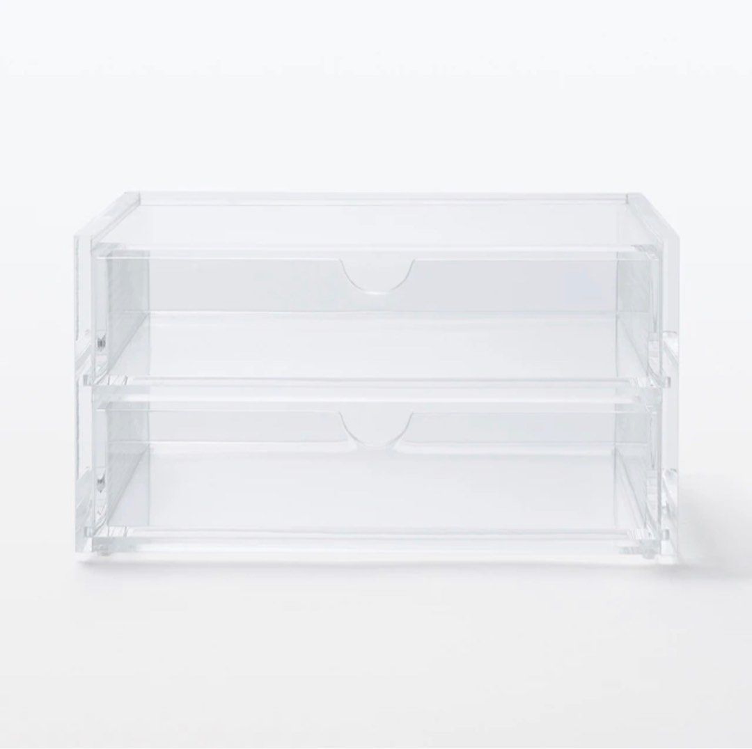 Muji acrylic organisers/storage, Women's Fashion, Jewelry & Organisers ...