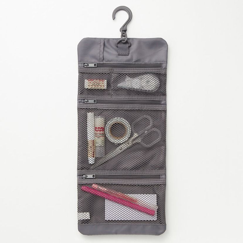 Muji Hanging Case With Pockets Gray, Women's Fashion, Jewelry ...
