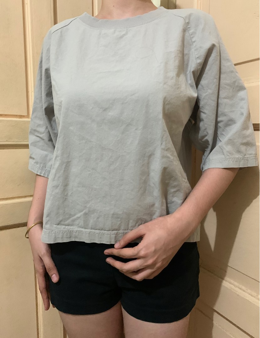 Muji Linen Top on Carousell