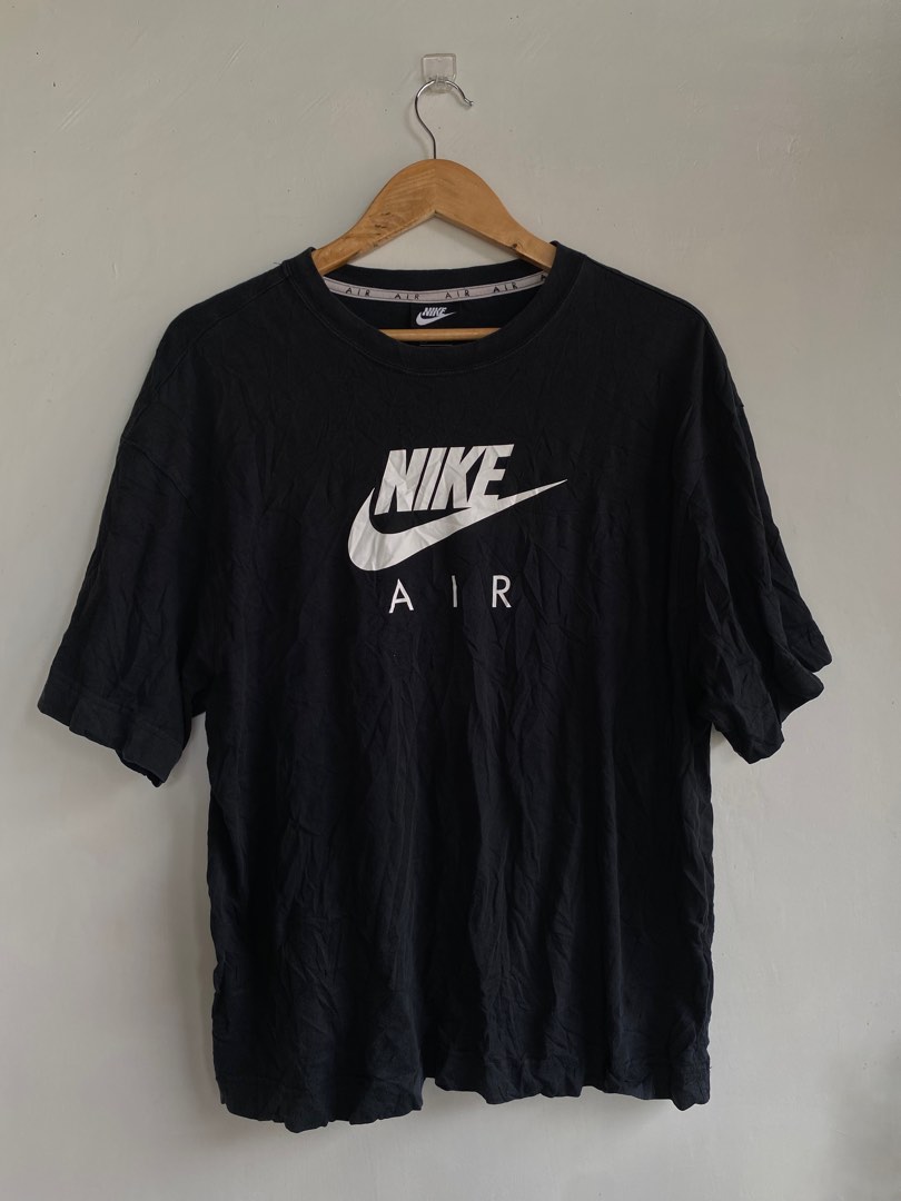 Nike Air black shirt, Men's Fashion, Tops & Sets, Tshirts & Polo Shirts ...