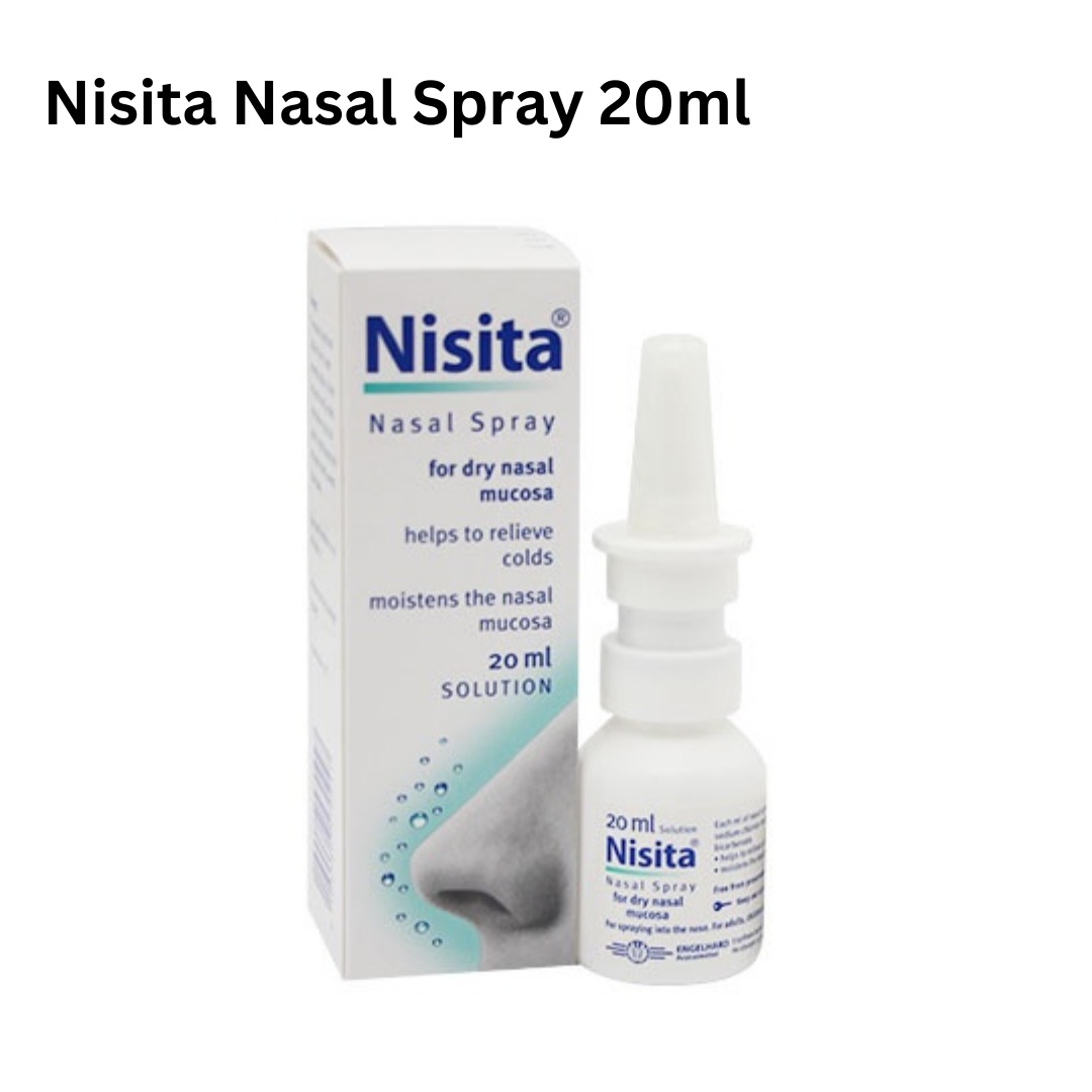 Nisita Moisturising Nasal Spray 20ml - Sooth and Relieve Dry or Blocked Nose and Colds in ...